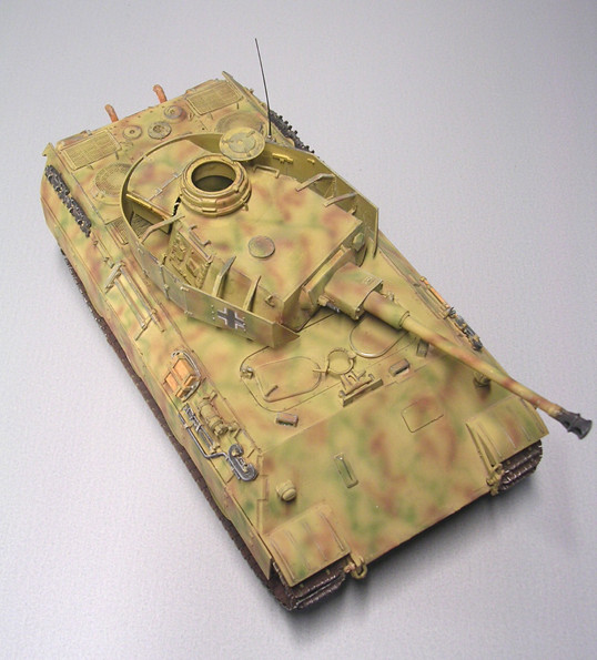 PzkwIV-Turm auf Pantherfahrgestell - www.panzer-bau.de/diorama/militär/1:35