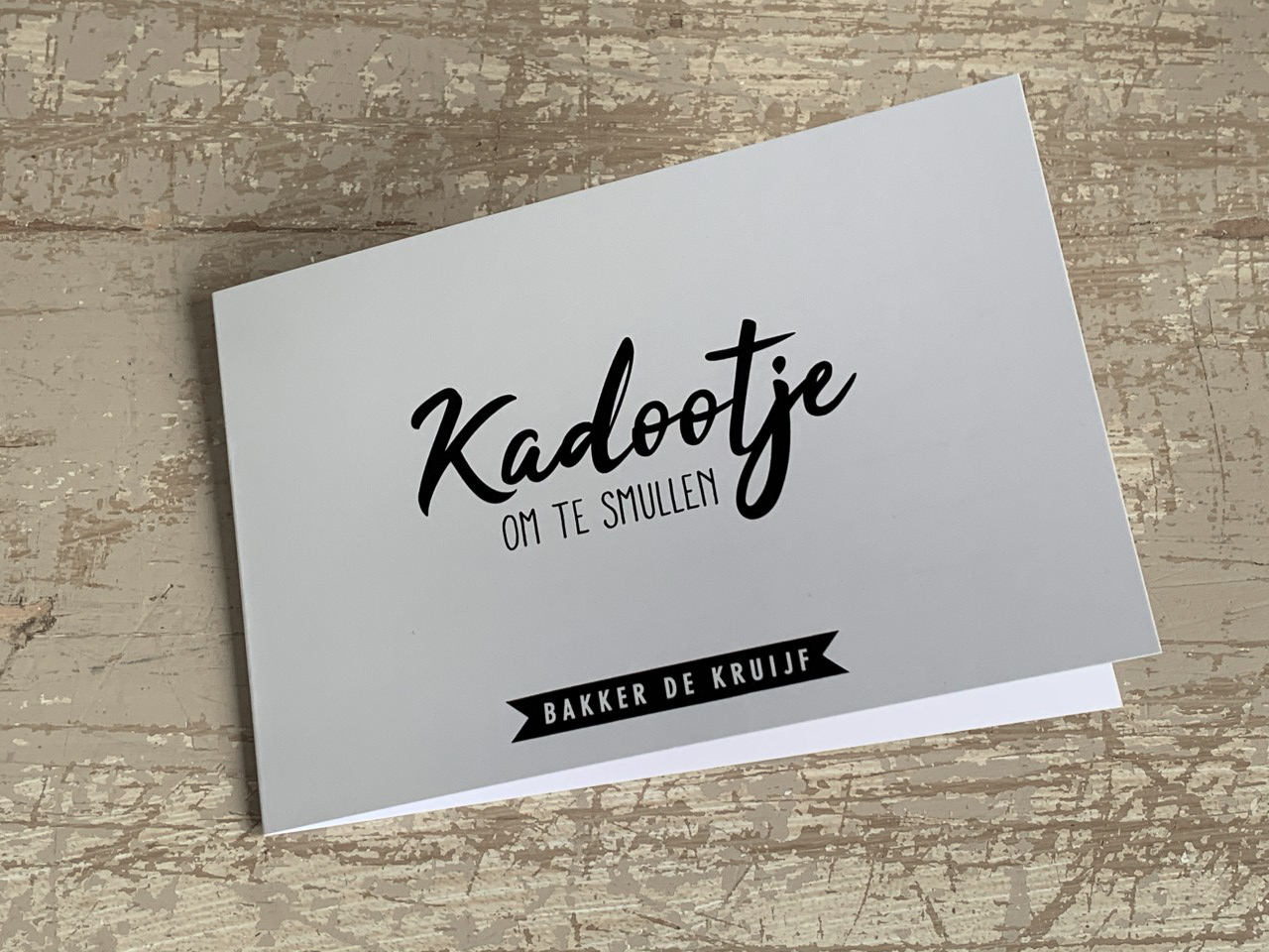 Kadokaart ontvangen? - Bakker de Kruijf