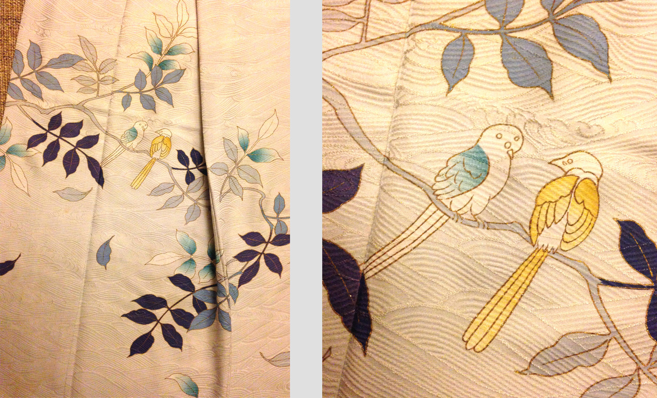 Homongi and Tsukesage are both higher-ranking types of kimono which are ...