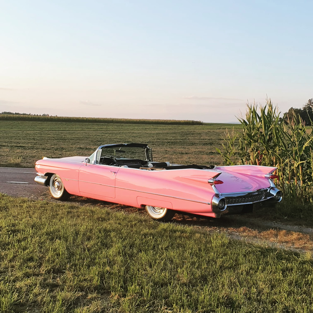 Cadillac Pink 1959 Convertible, Elvis Car - Rent A Classic Car ...