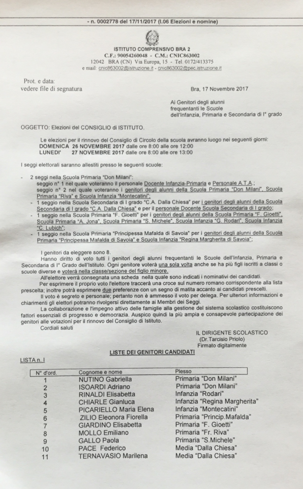 Elezioni Consiglio d'Istituto - Benvenuti su thenew3b!