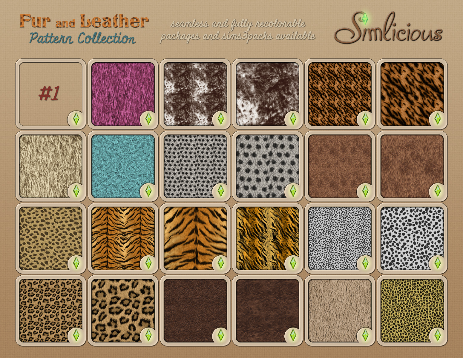 Patterns - Custom Content for the Sims 3 by Simlicious