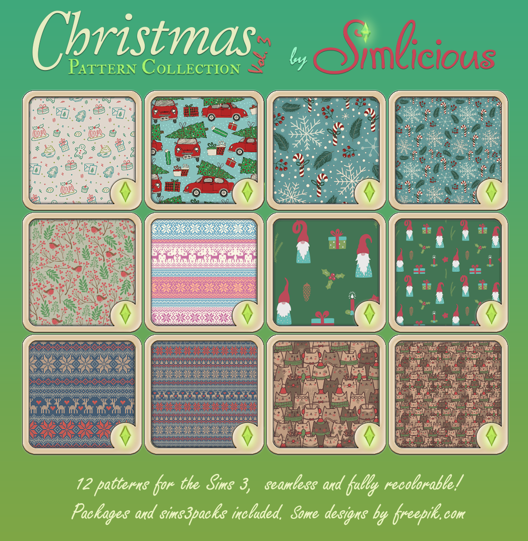 Patterns - Custom Content for the Sims 3 by Simlicious