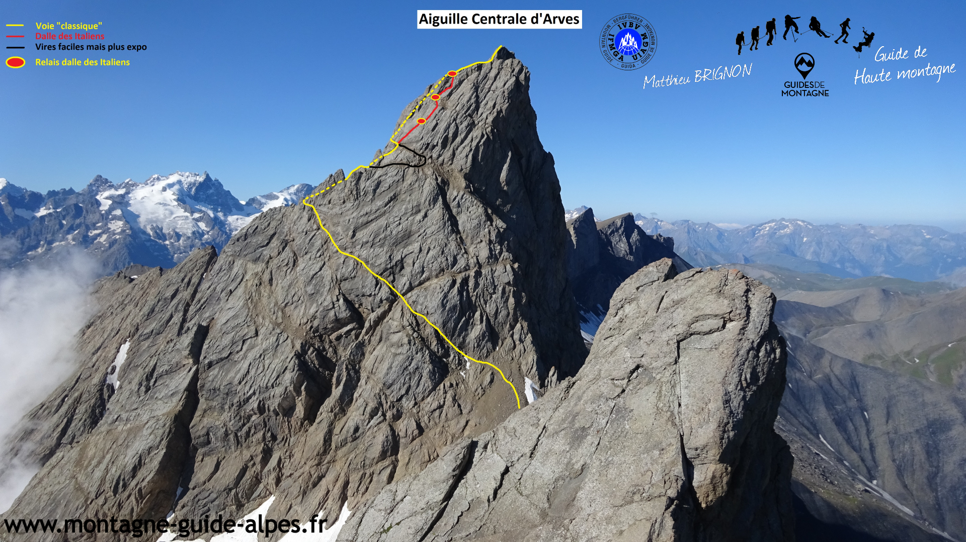 Traversée des Aiguilles d'Arves - Matthieu Brignon - Guide de Haute ...