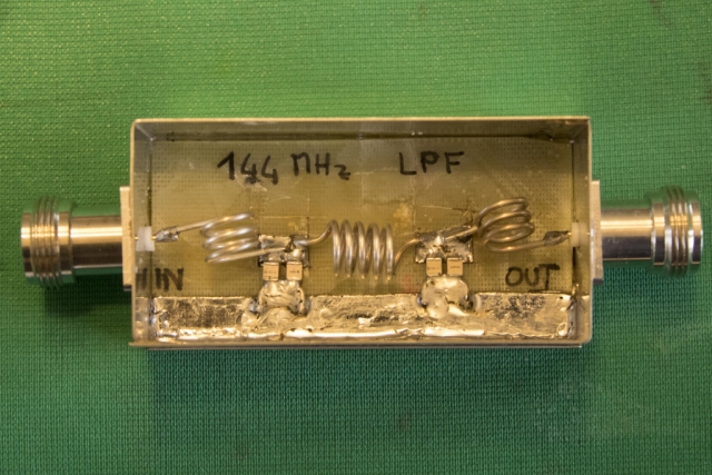 filter 144 MHz - IZ3ETC HOMEPAGE