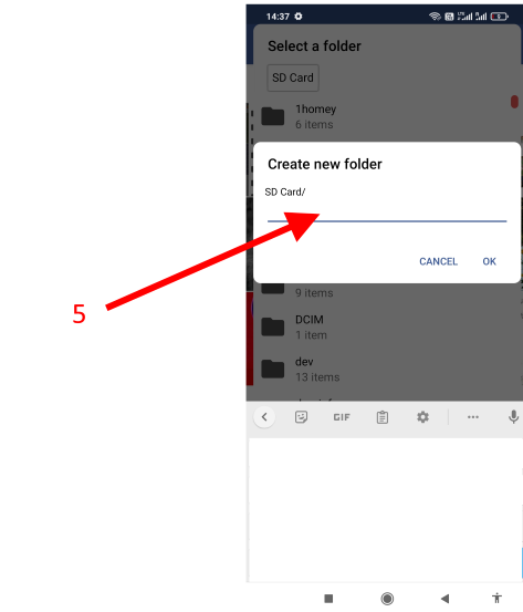 Create New Folder - android-playmarket