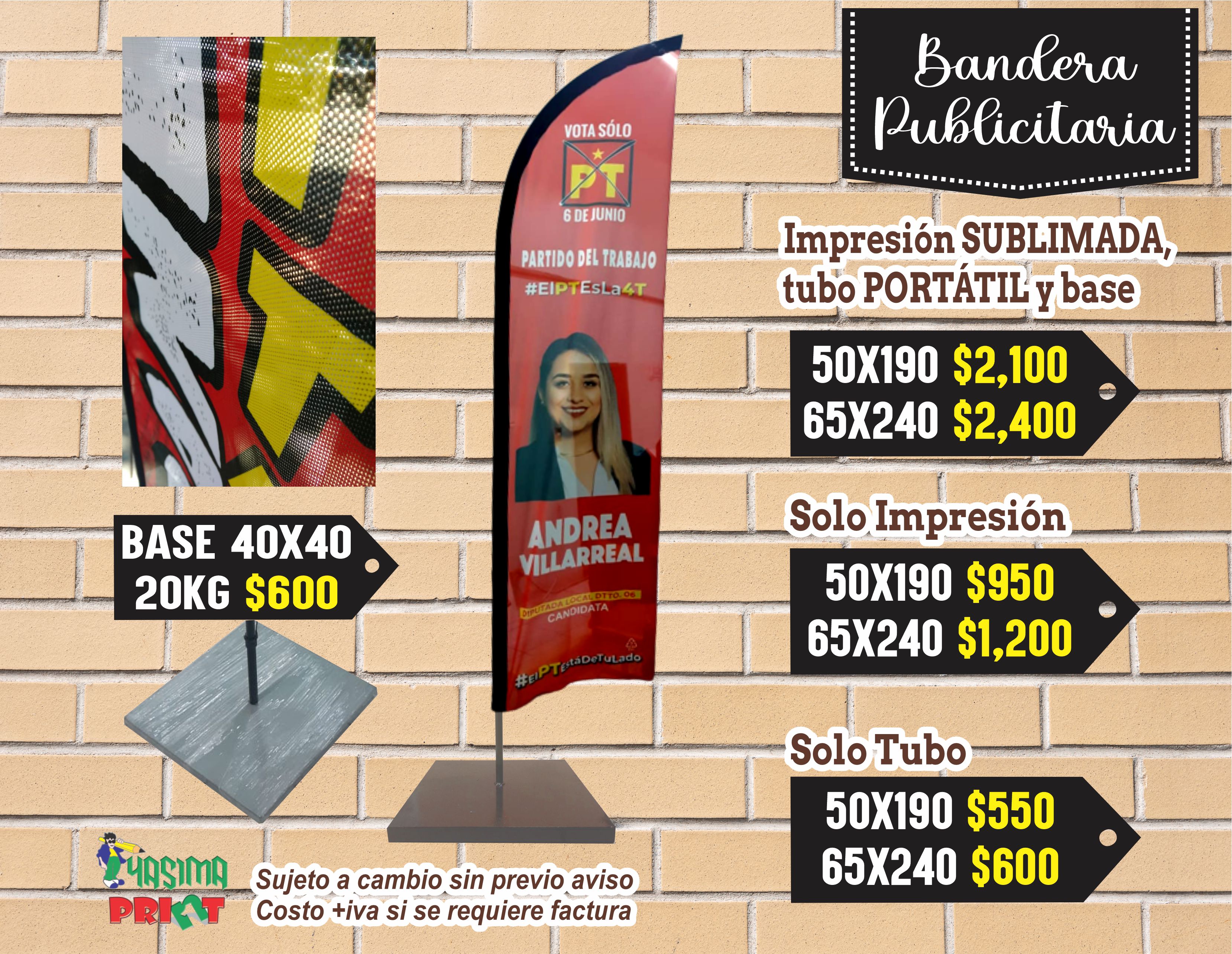 BANDERAS SUBLIMADAS - Yasimaprint (Fabricantes de portabanners)