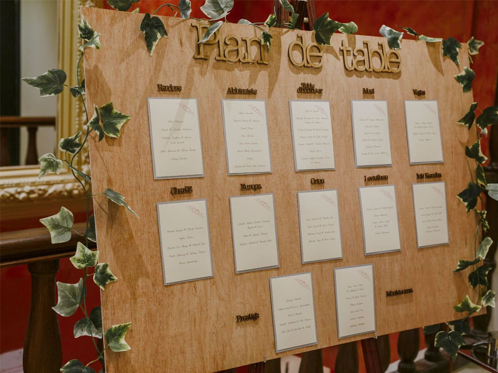 La galerie des plans de table - Imagiligne