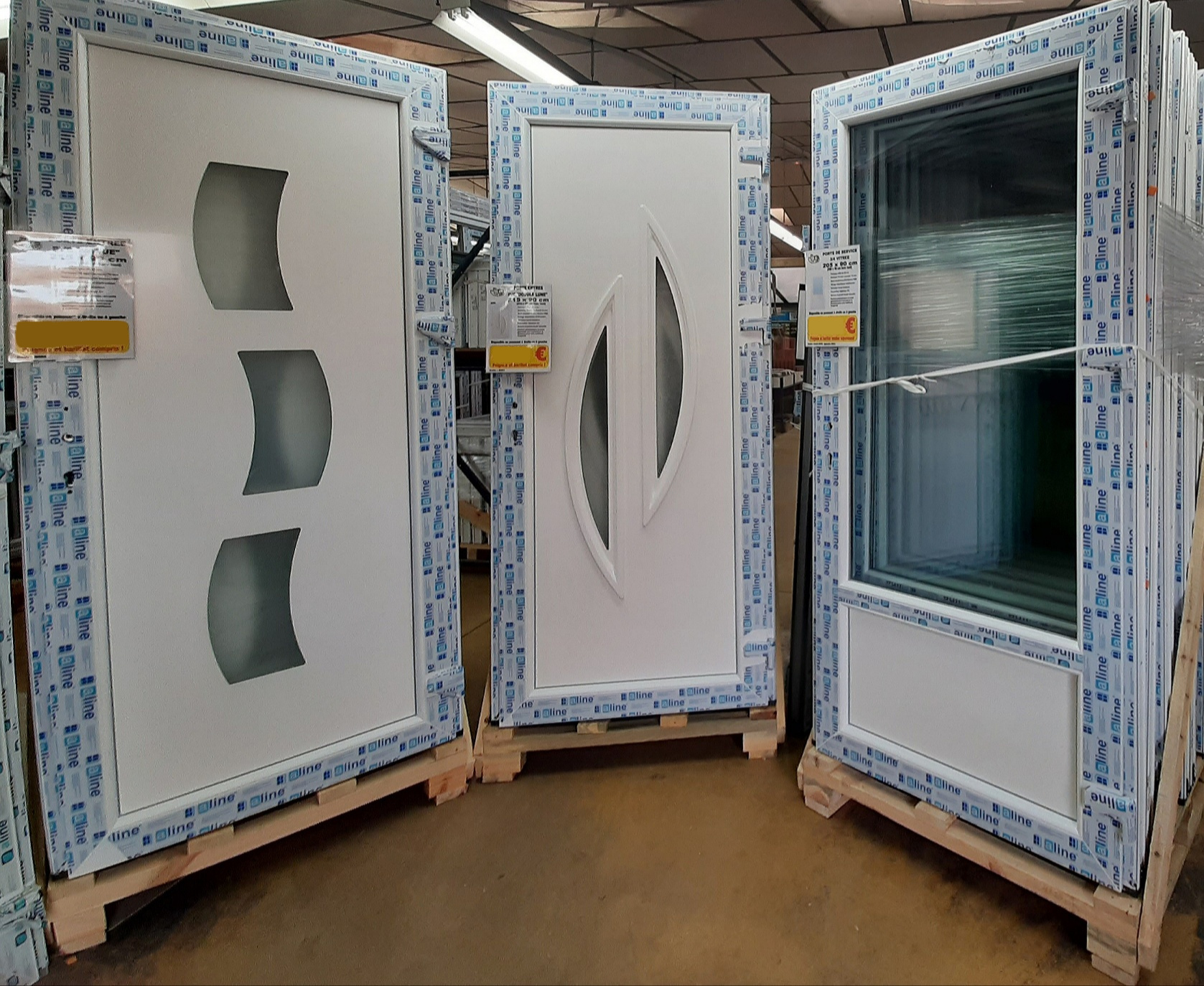 Destockage Portes d’entrée PVC pas chères menuiseries prix discount ...