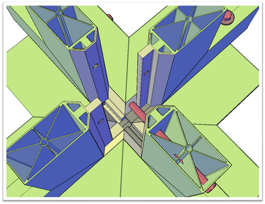 Entwicklung eines 3D Knoten aus dem Wachsmann-Knoten - activebuilding GmbH