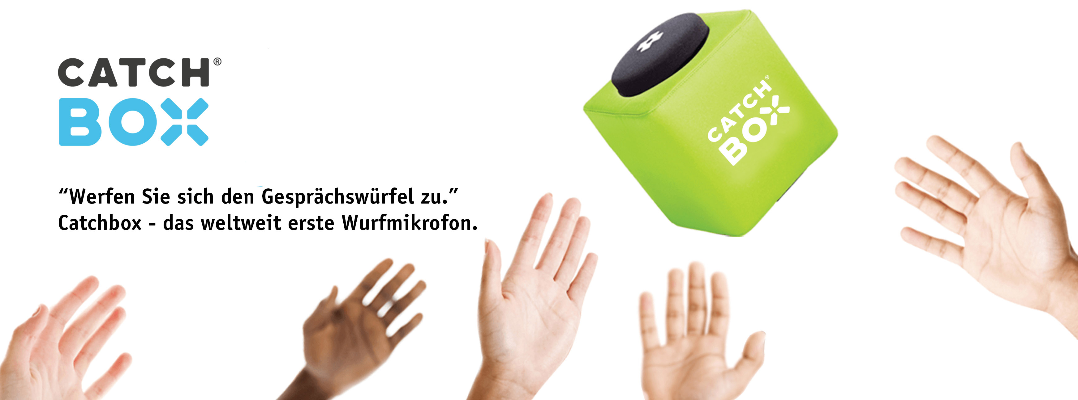 Catchbox - Das weltweit erste Wurfmikrofon - Catchbox Schweiz