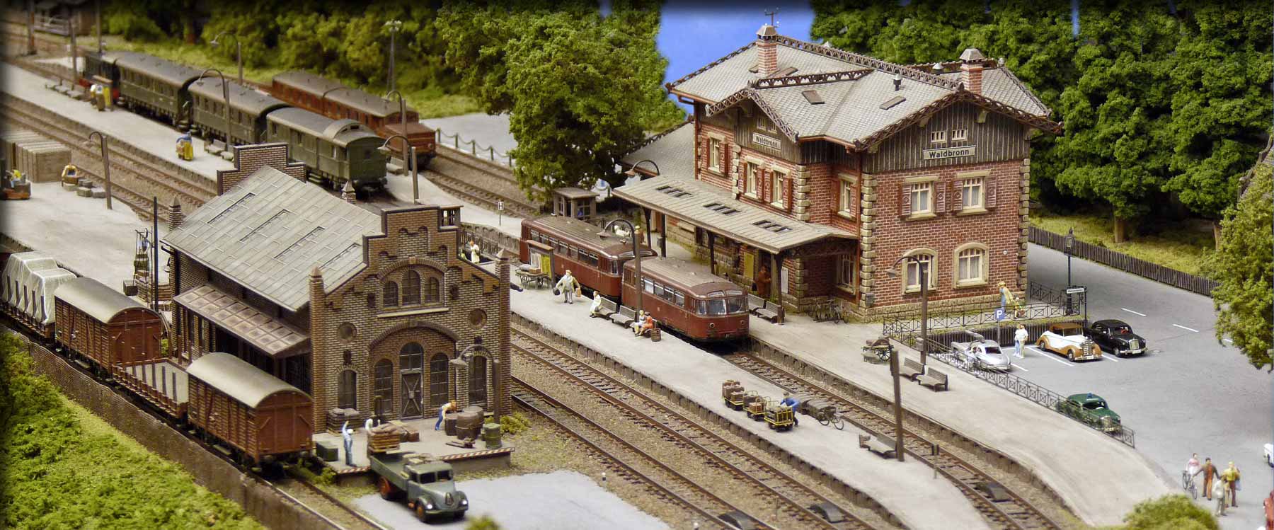 Eine Modellbahn im Maßstab 1:160. - Mannis N-Bahn