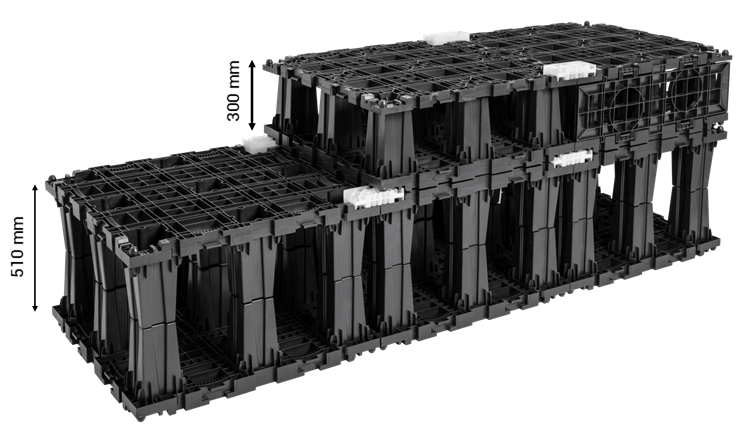 Bassin de rétention et système de drainage SO'BOX - SOGEMAP