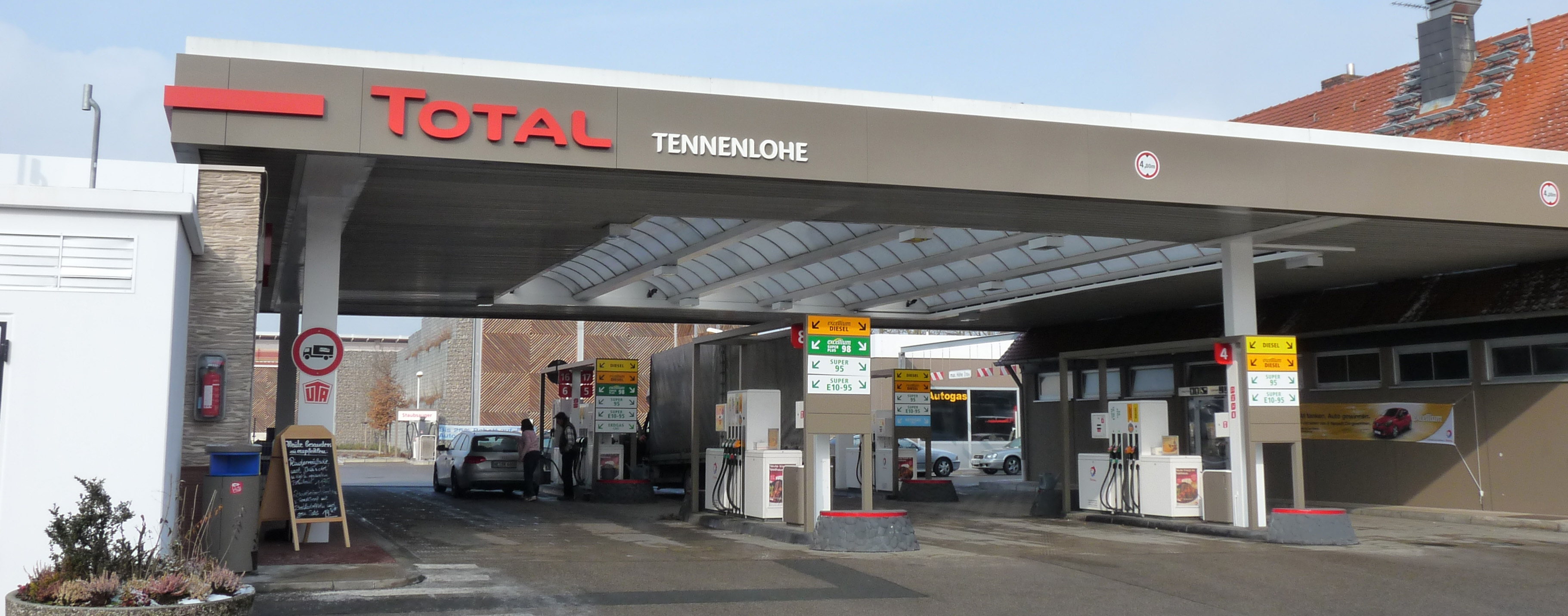 Autohof A3 Richtung Koln