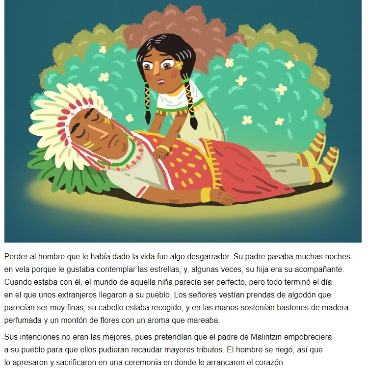 La verdadera historia de la Malinche (fuente : https://genial.guru ...