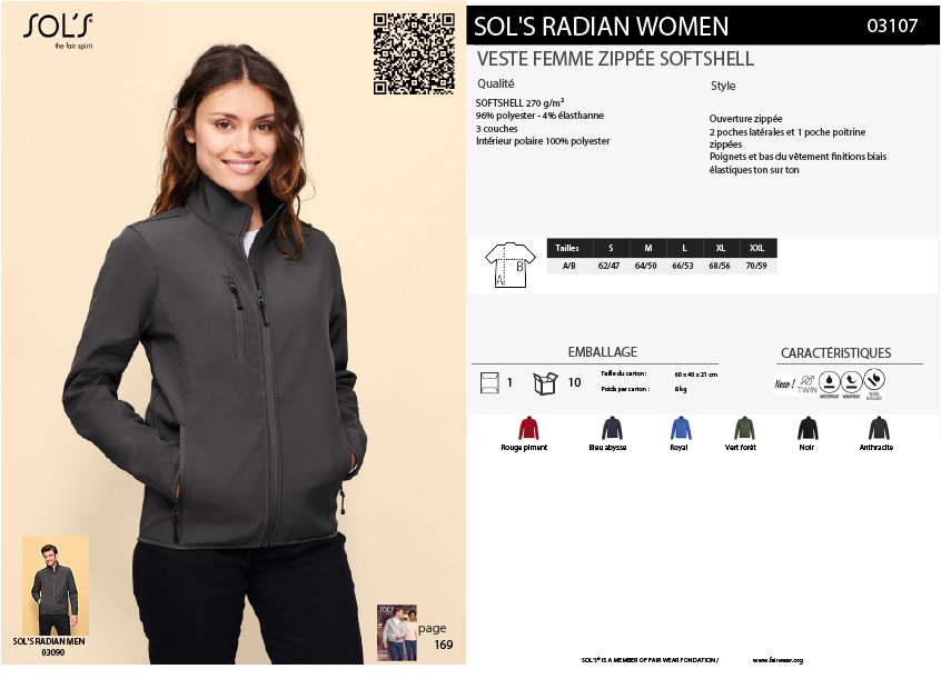 03107 - Vêtement promotionnel, vêtement personnalisé, textile ...