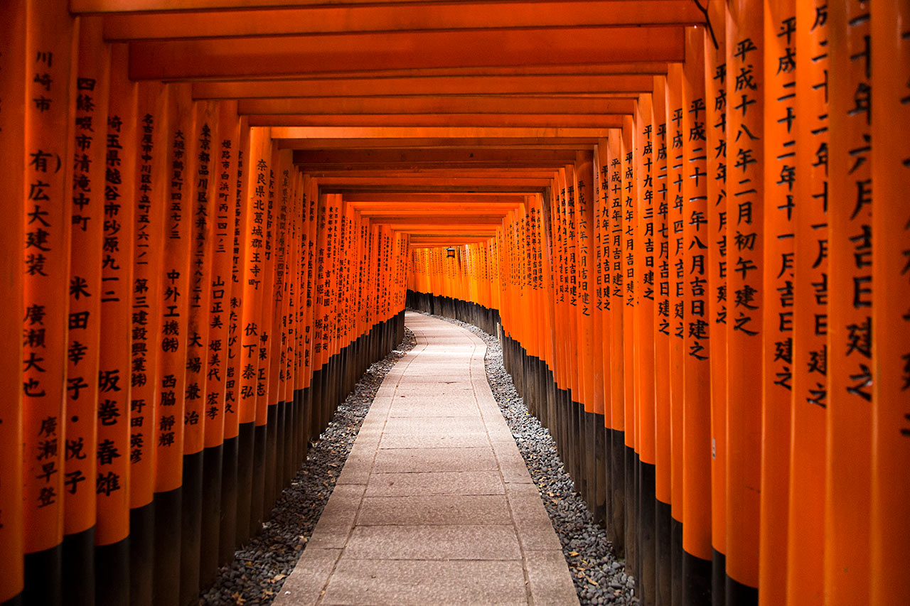 Torii @ Kyoto - World Photography - Image Galleries by Aike M. Voelker