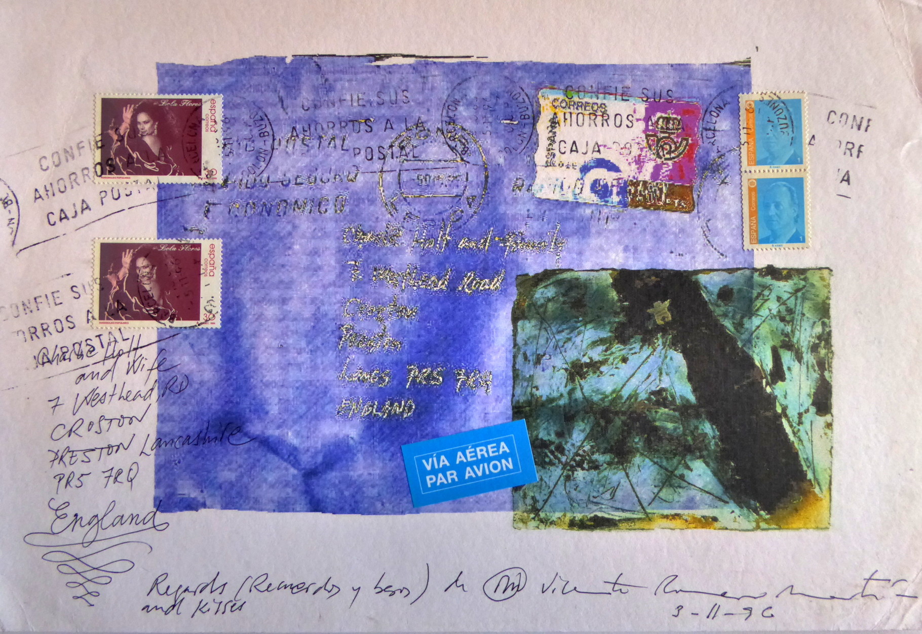 Mail art projects - charlie holt artist