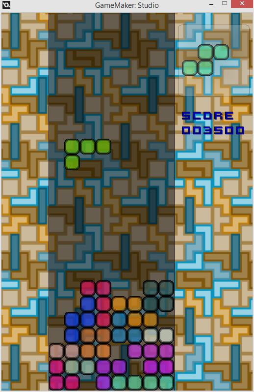 Free to use GameMaker: Studio Tetris game - Toxicon