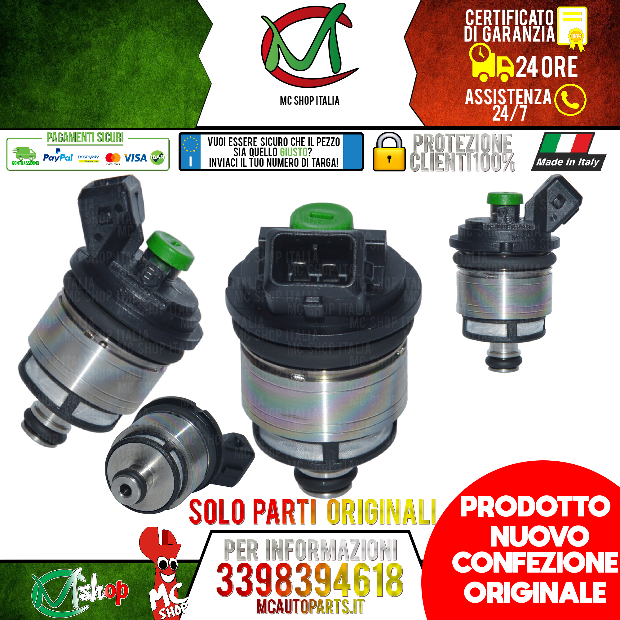 I nostri Nuovi Iniettori GPL - MC Autoparts Rigenerazione parti auto