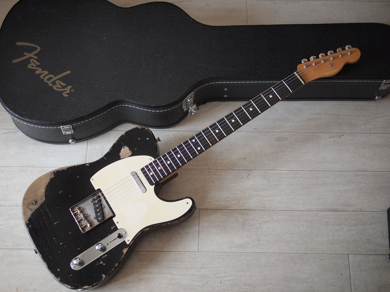 Musikraft Neck - Custom Telecaster Black -USED - SPOON - MJT・Warmothの ...