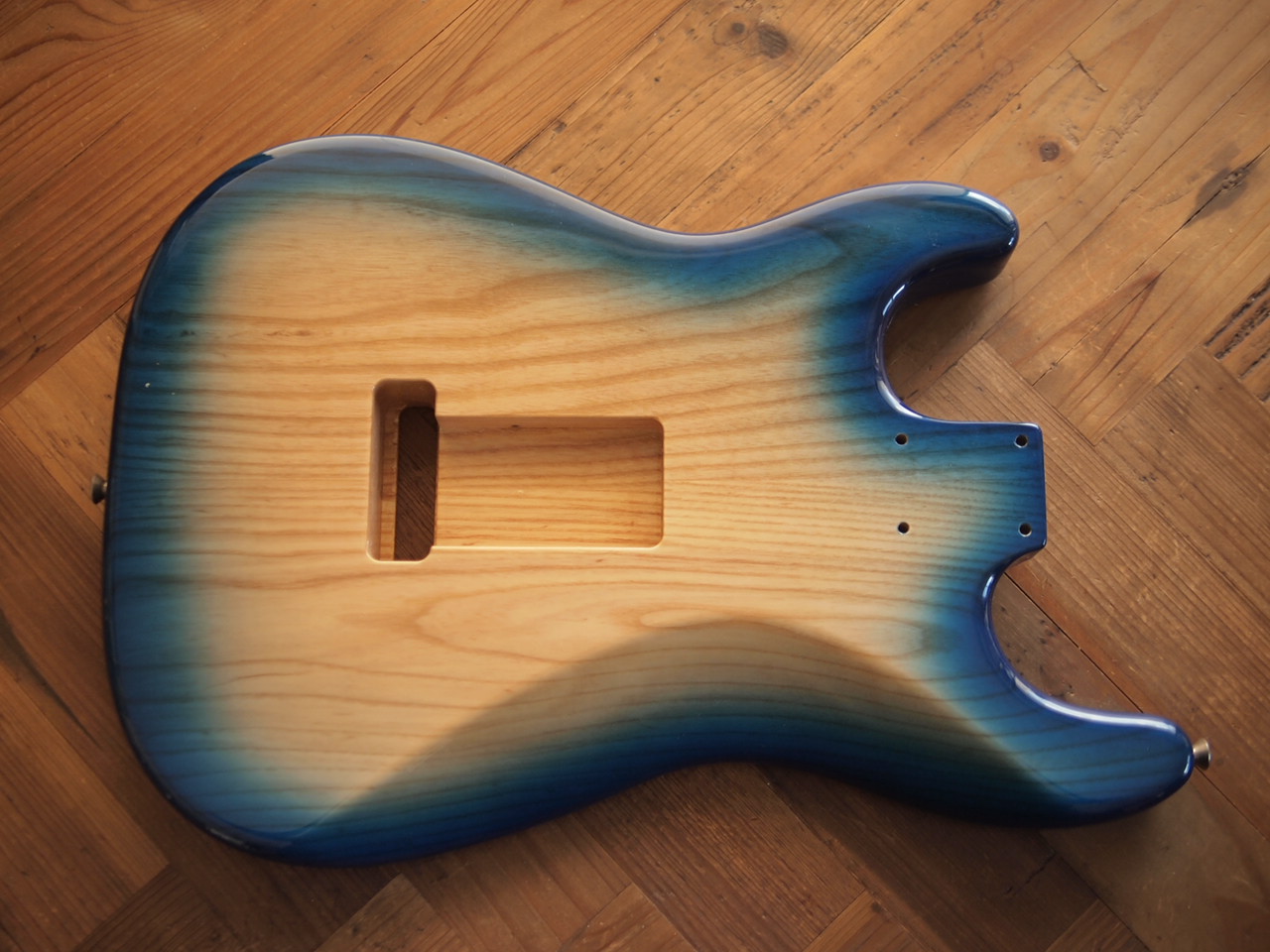 SOLD Warmoth - Used - Stratocaster Thinline Body - Swamp Ash ...