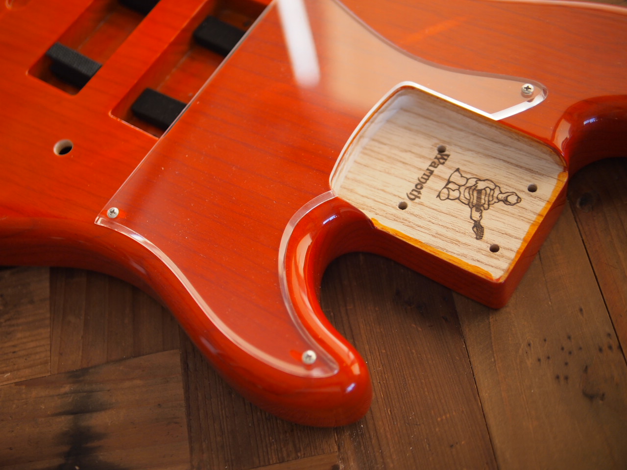 Warmoth - Deluxe 5st Jazz Bass Body - SPOON - MJT・Warmothのボディやネック、レリック ...