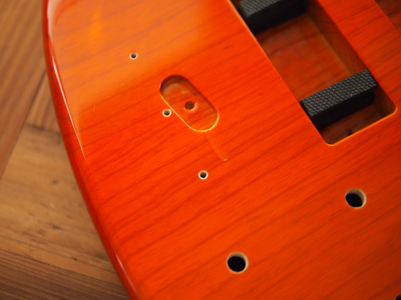 Warmoth - Deluxe 5st Jazz Bass Body - SPOON - MJT・Warmothのボディやネック、レリック ...