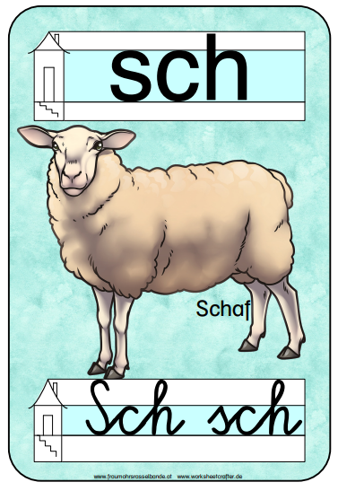 Buchstabenplakate - fraumohrsrasselbandes Webseite!