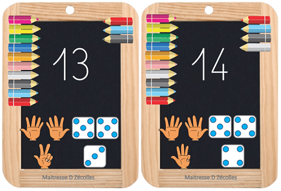 Les nombres de 10 à 20 - La Classe de Barnabé