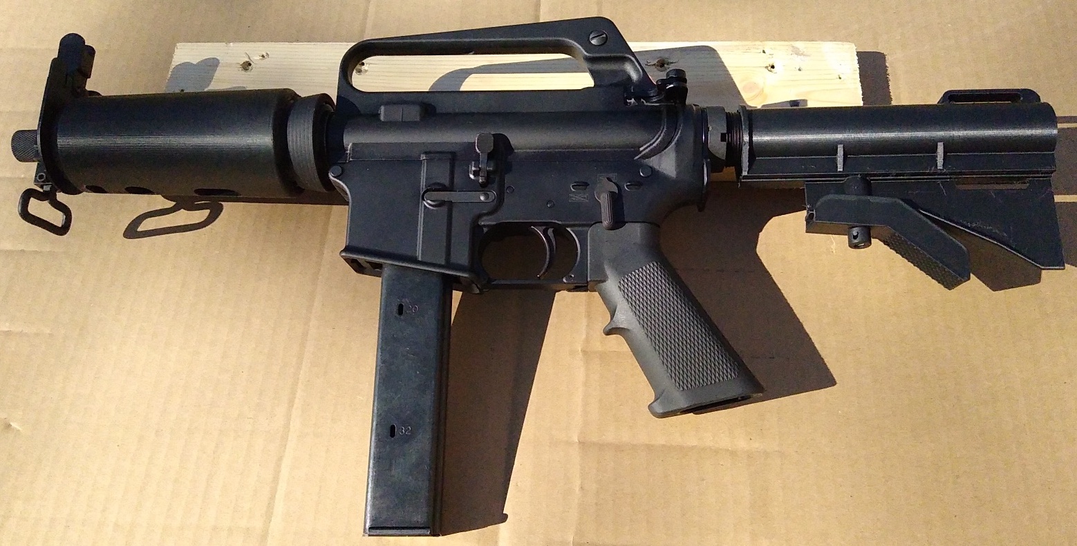 Colt DOE AR 9mm clone pistol. - Interfor Usa Group Inc.