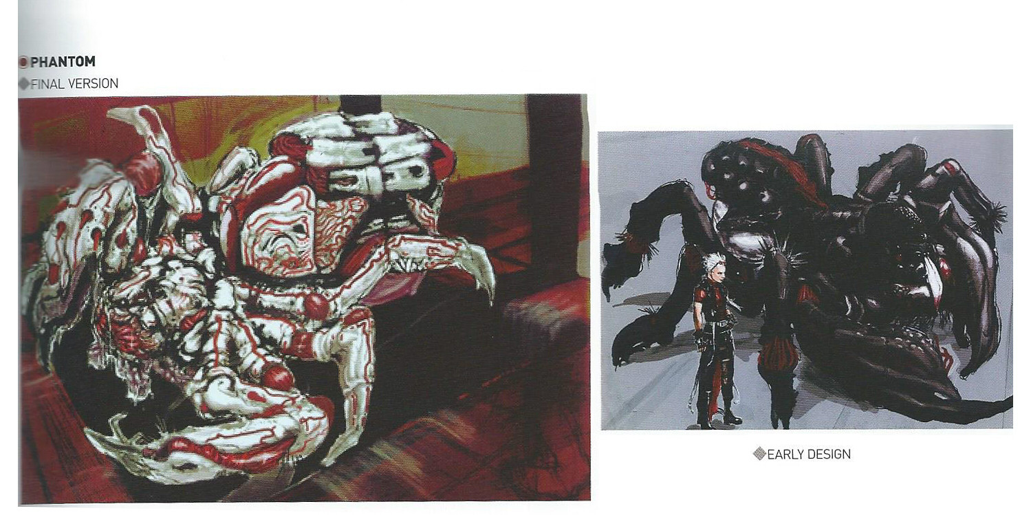 Devil May Cry 1 Hand-Drawn/Painted Concept Art - thereddevilschronicles ...
