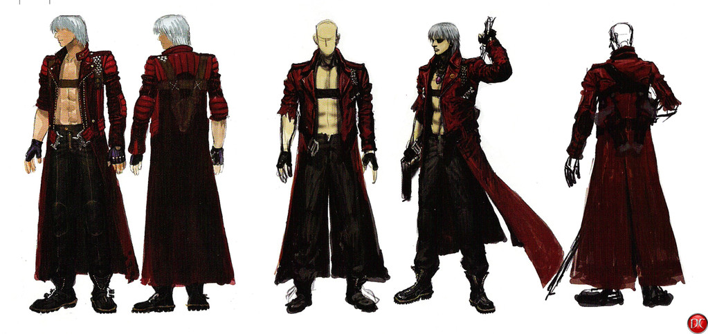 Devil May Cry 3/Special Edition Hand-Drawn/Painted Concept Art ...