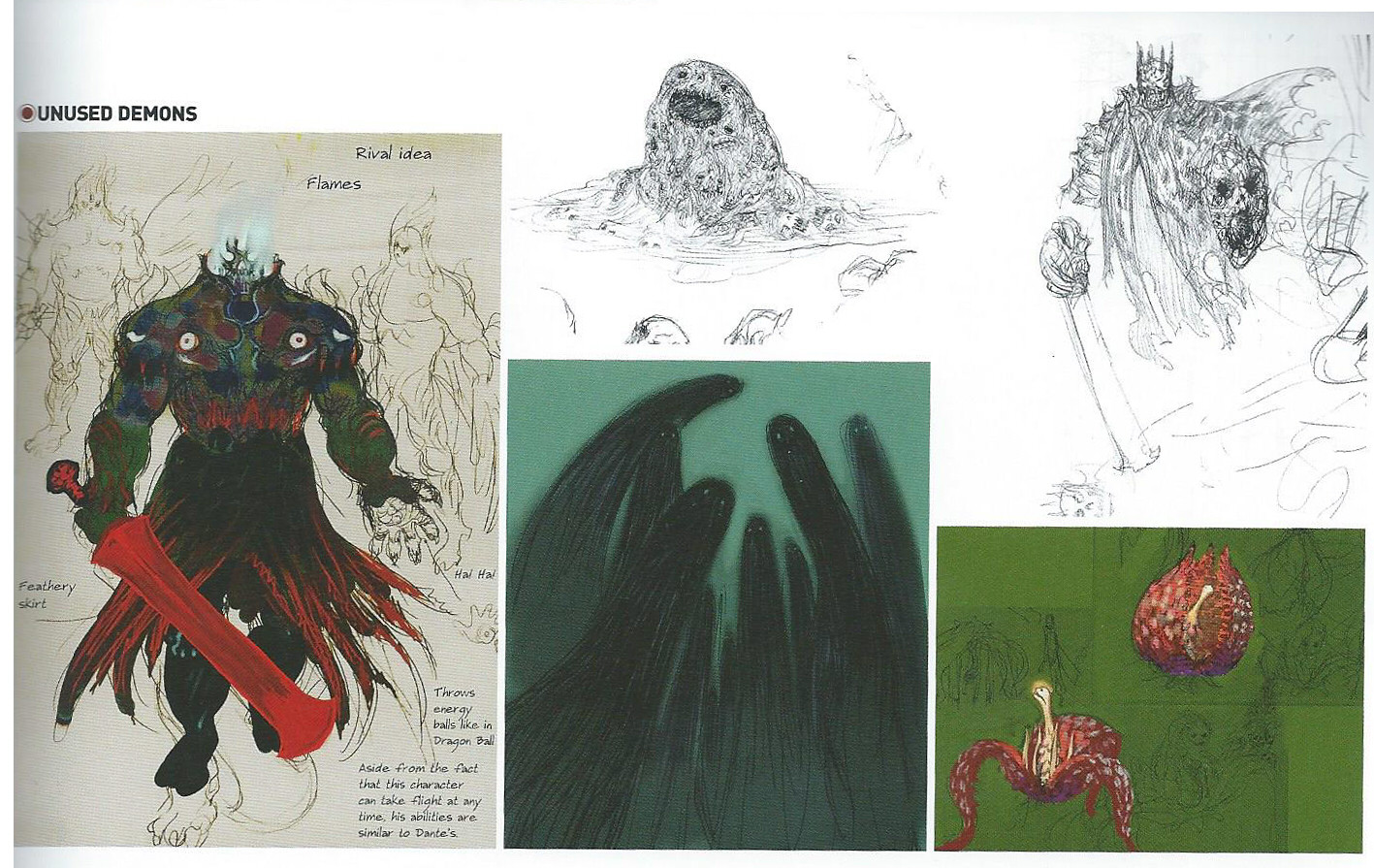 Devil May Cry 2 Hand Drawn/Painted Concept Art - thereddevilschronicles ...
