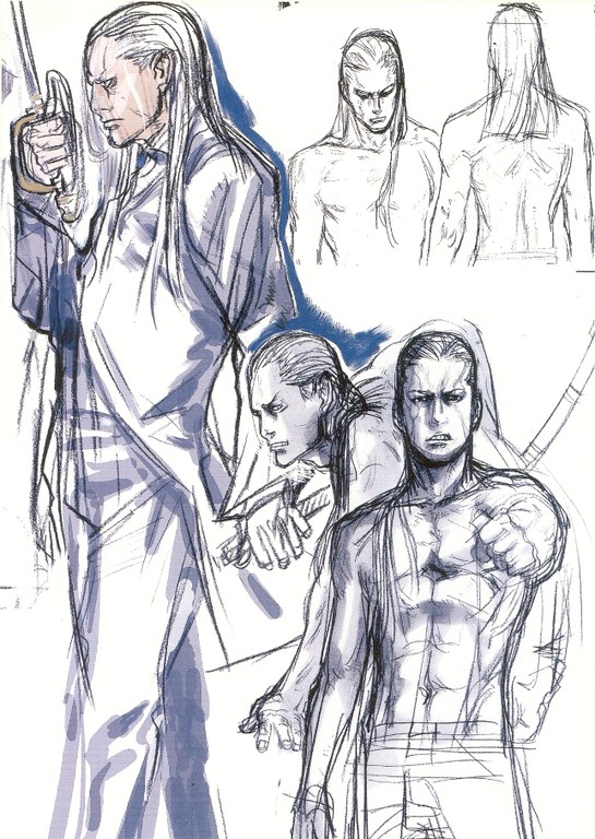 Devil May Cry 1 Hand-Drawn/Painted Concept Art - thereddevilschronicles ...