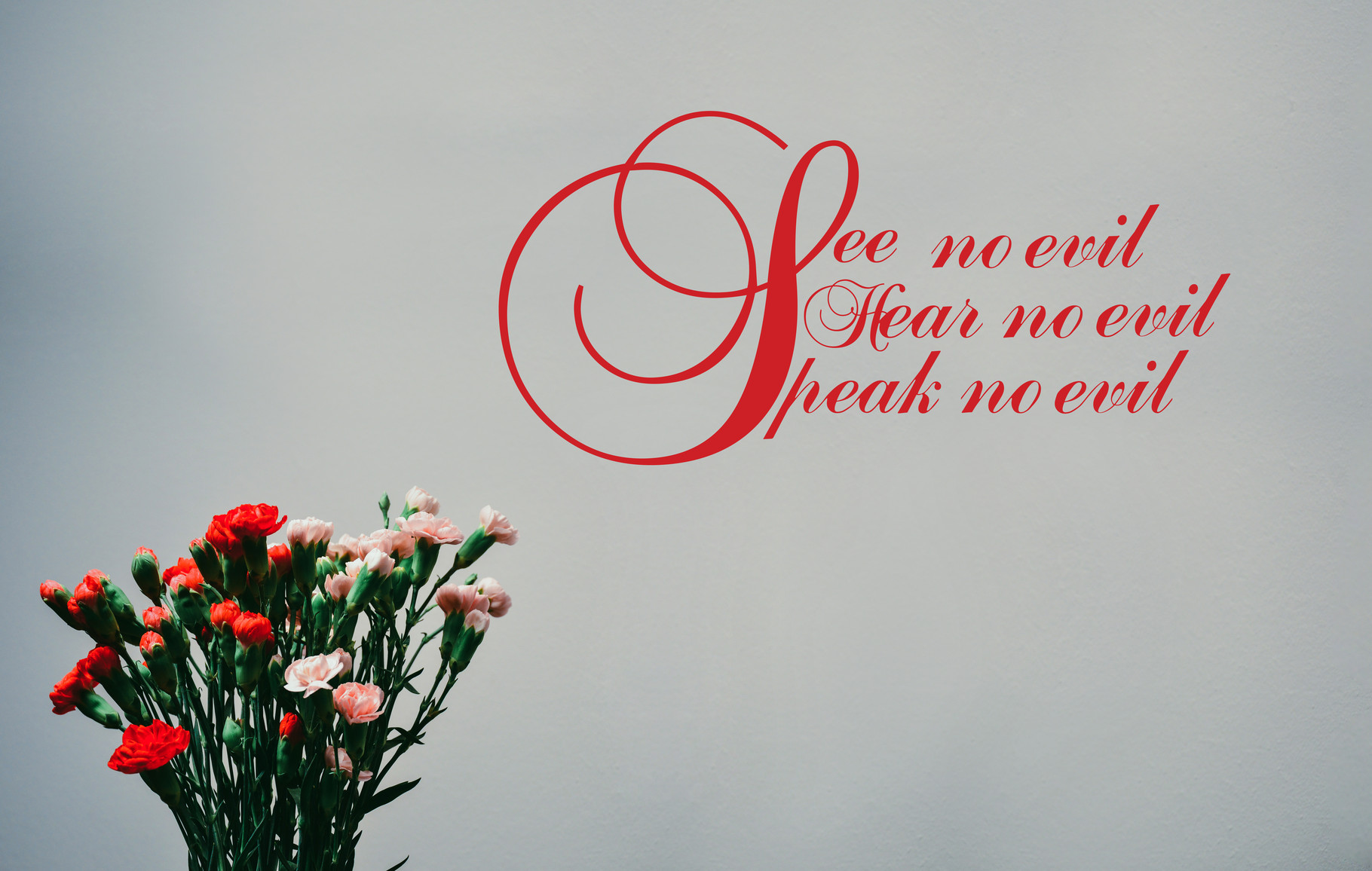 See No Evil, Hear No Evil, Speak No Evil | Vinyl | Sticker - Wall Art ...