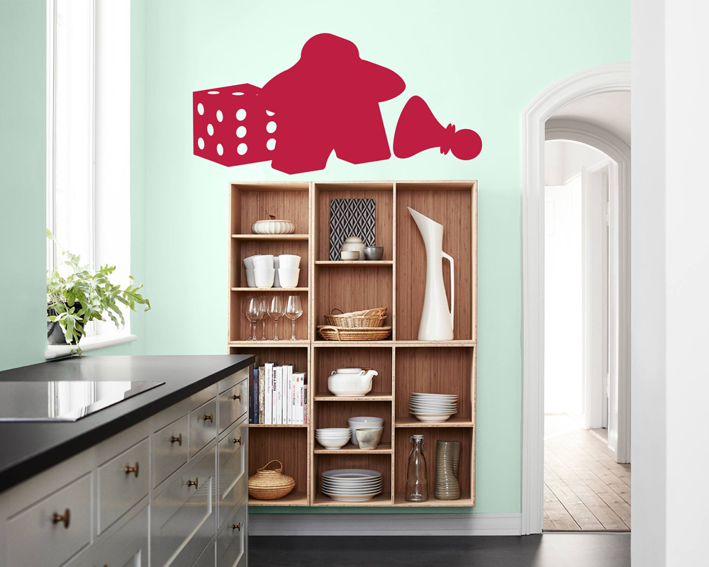 Board Game Pieces | Sticker | Decal | Vinyl - Wall Art Company