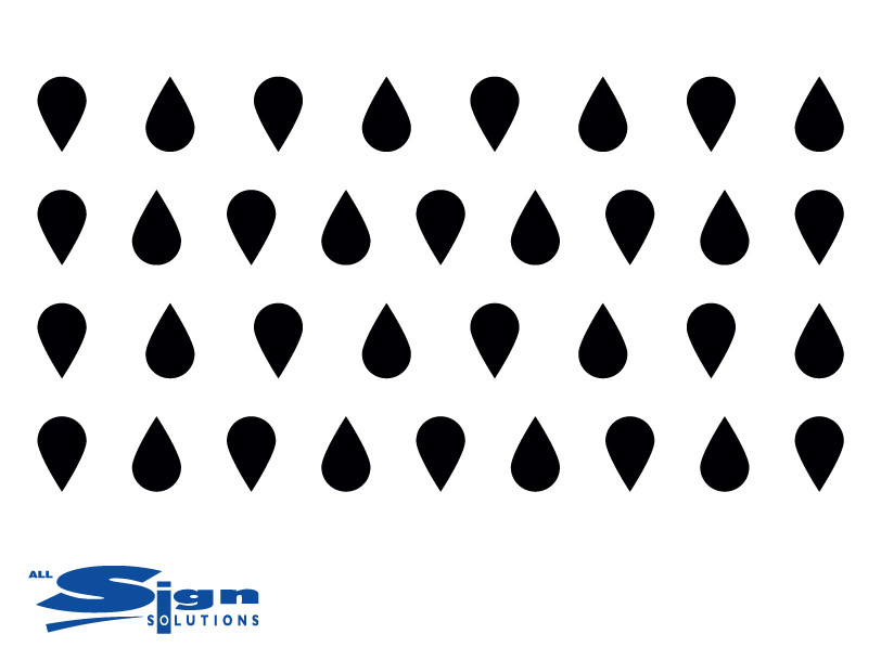 Tear Drops | Sticker | Decal | Vinyl - Wall Art Company