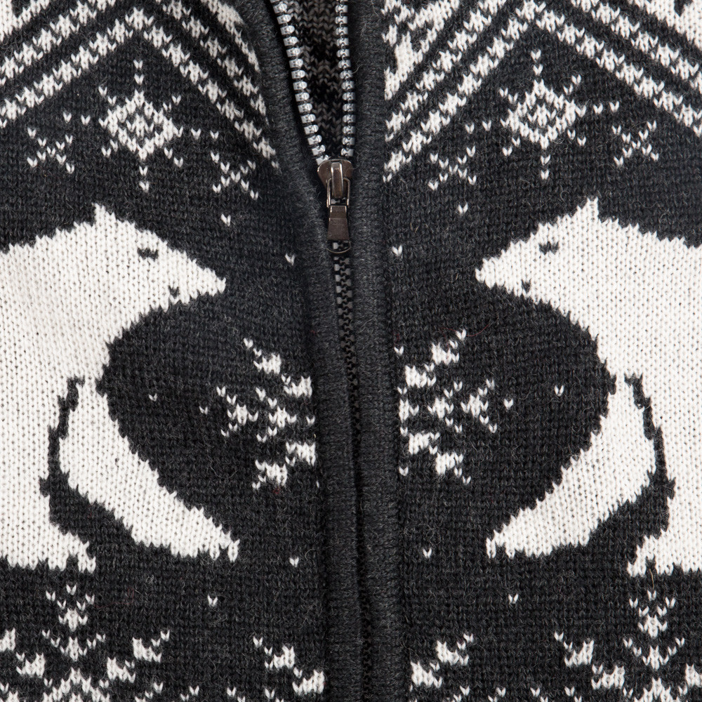 Vrikke Norwegian Sweater - Polar Bear Cardigan - Sweater Chalet