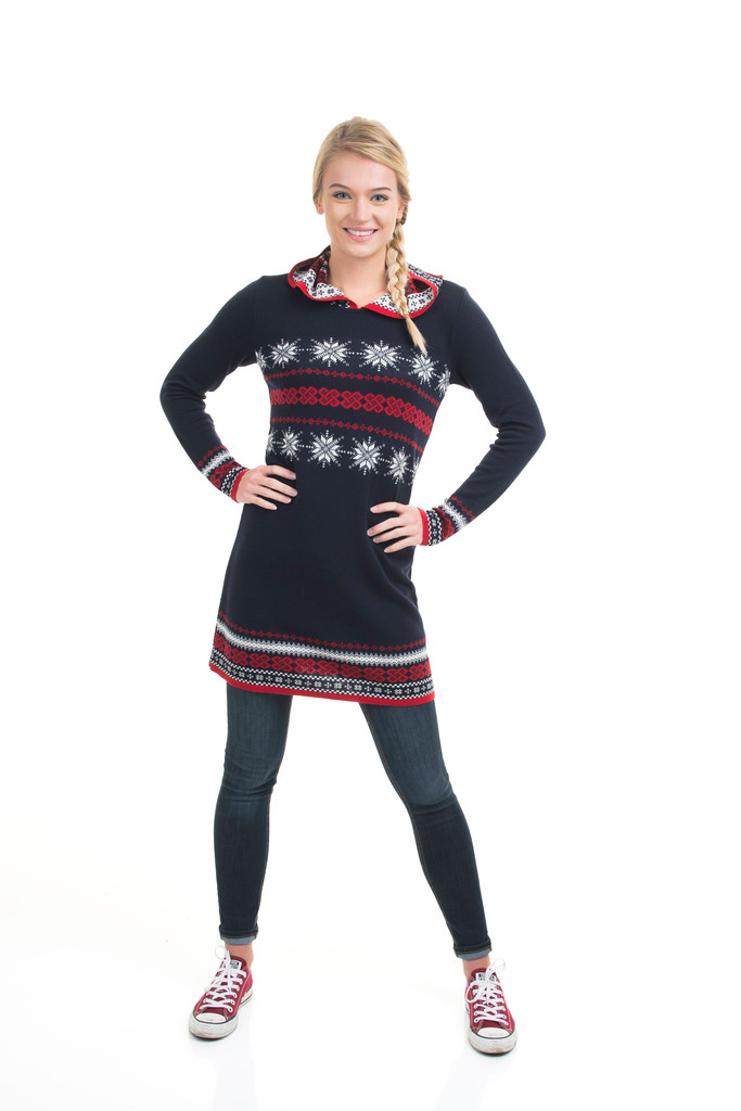 Vrikke Norwegian Sweater Dress - Kita - Sweater Chalet