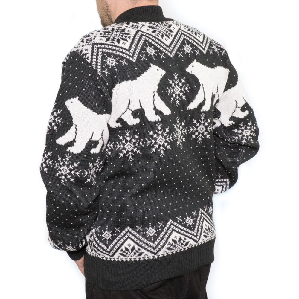 Vrikke Norwegian Sweater - Polar Bear Cardigan - Sweater Chalet