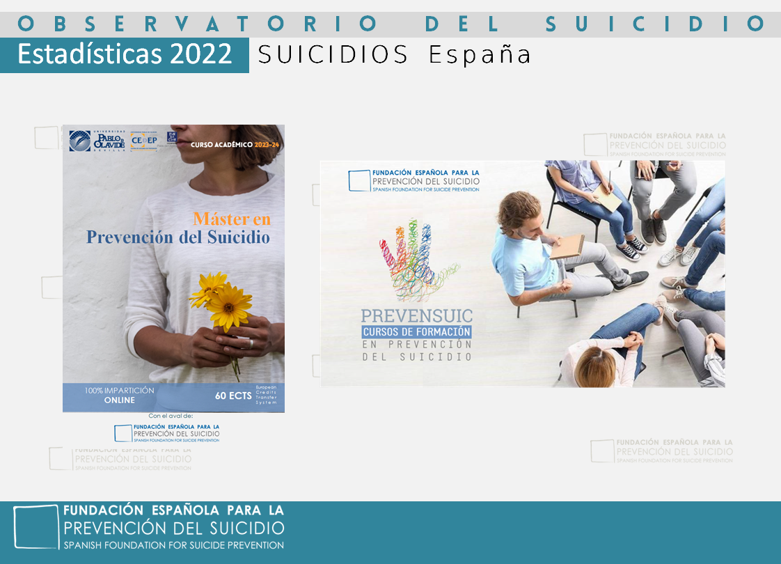 Observatorio del Suicidio en España 2022. Datos definitivos diciembre ...