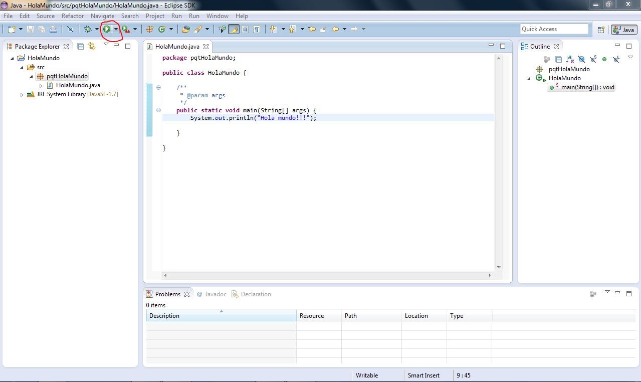 Ejecución de un programa Java - Página Jimdo de tutospoo