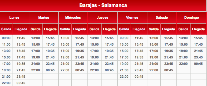 Avanzabus Horarios Y Destinos