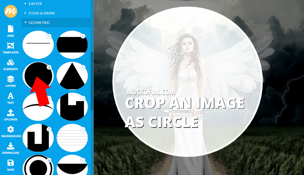 Crop Picture into Circle Online & FREE - Design Freebies