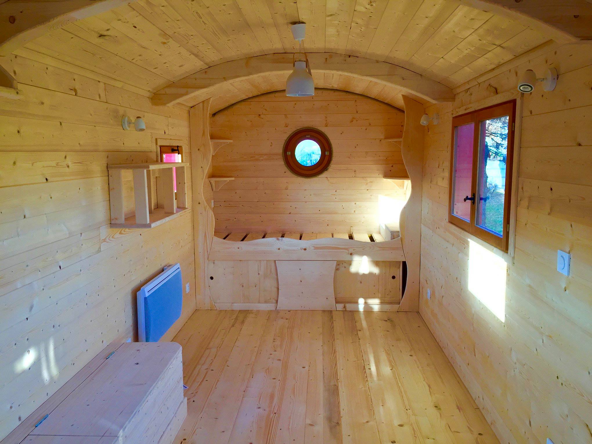 Une magnifique roulotte pour accueillir la famille et les amis ...