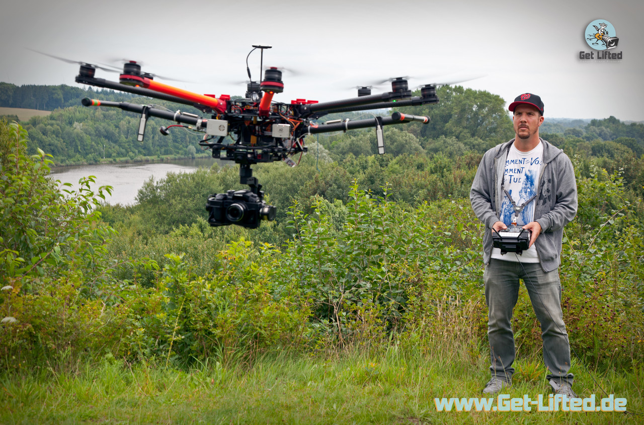 Professionelle Kamera Drohnen Luftaufnahmen vom Get-Lifted Team und der ...