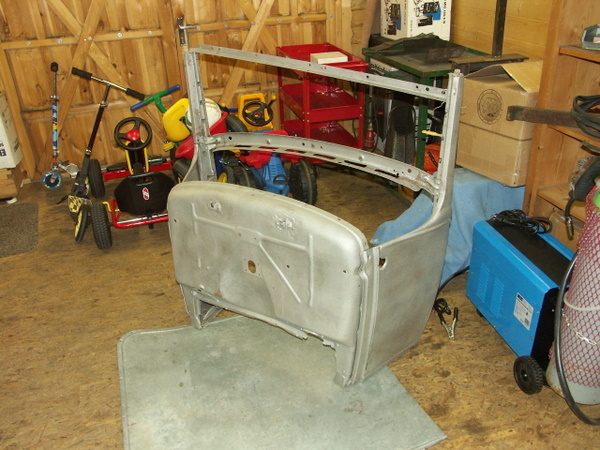 Cowl Section - Metal Body, Floorboards and Windshield - Ford Model A ...