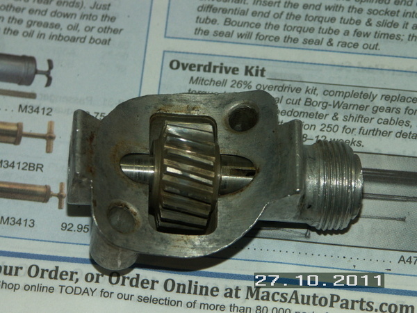 Speedometer Assembly - Ford Model A - 1930 Briggs TownSedan Restoration ...