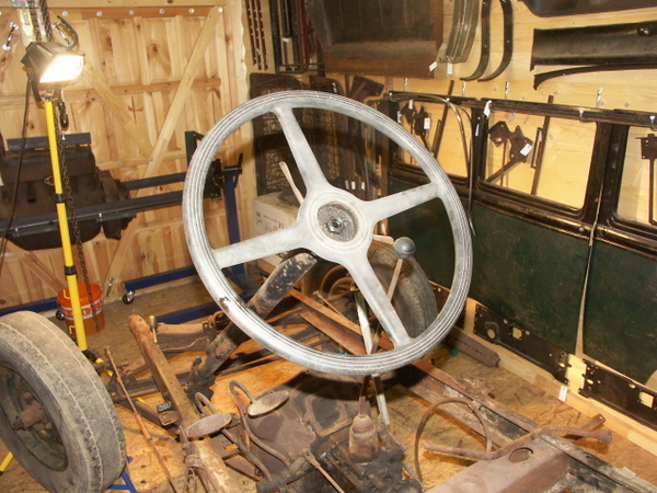 Steering Column - Ford Model A - 1930 Briggs TownSedan Restoration Project